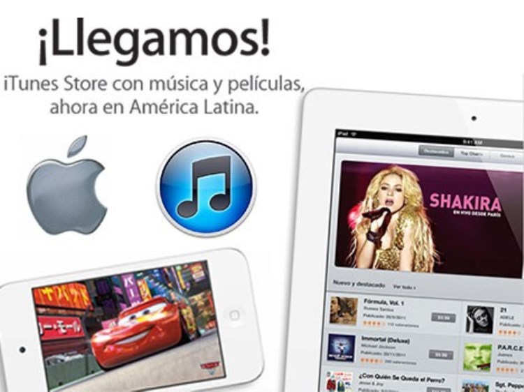 Apple lanza la tienda iTunes en América Latina - Contenido