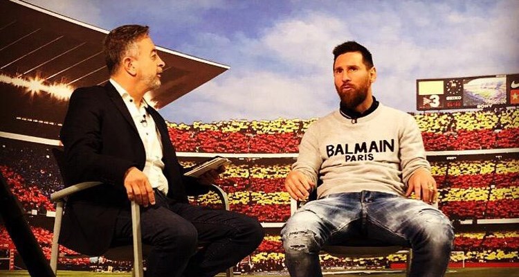 TyC Sports emite la entrevista exclusiva con Lionel Messi - Televisión
