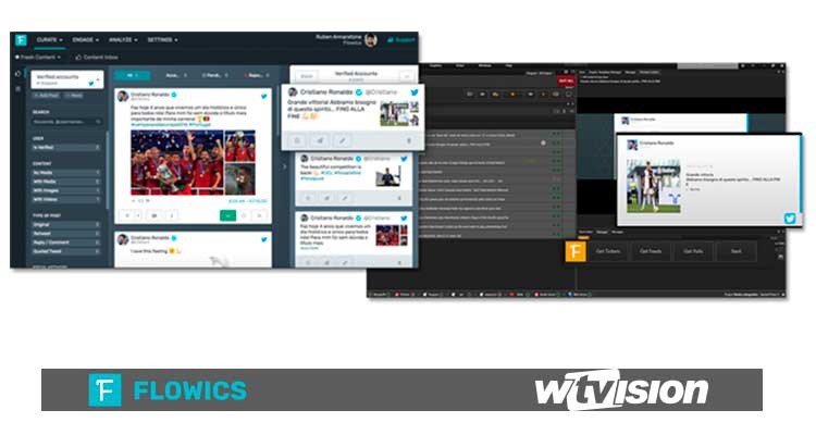 Flowics y wTVision se asocian para expandir sus soluciones broadcast - Tecnología