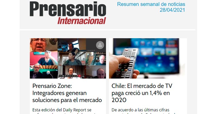 Prensario Zone: Integradores generan soluciones para el mercado | Chile: El mercado de TV paga ...