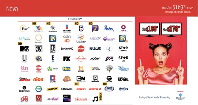 México: Telmex comercializará los servicios de StarTV - Televisión