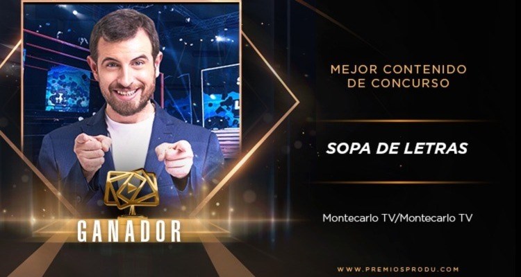 Sopa de Letras ganador en los premios PRODU 2022 - Contenido