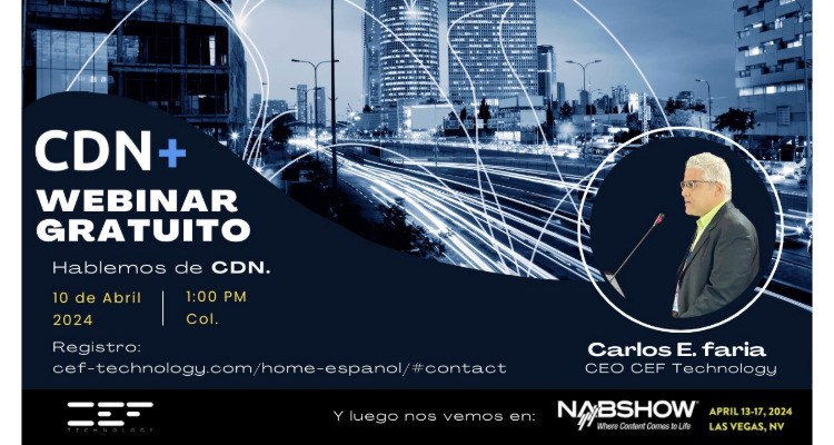 Webinar gratuito de CEF Technology - Tecnología